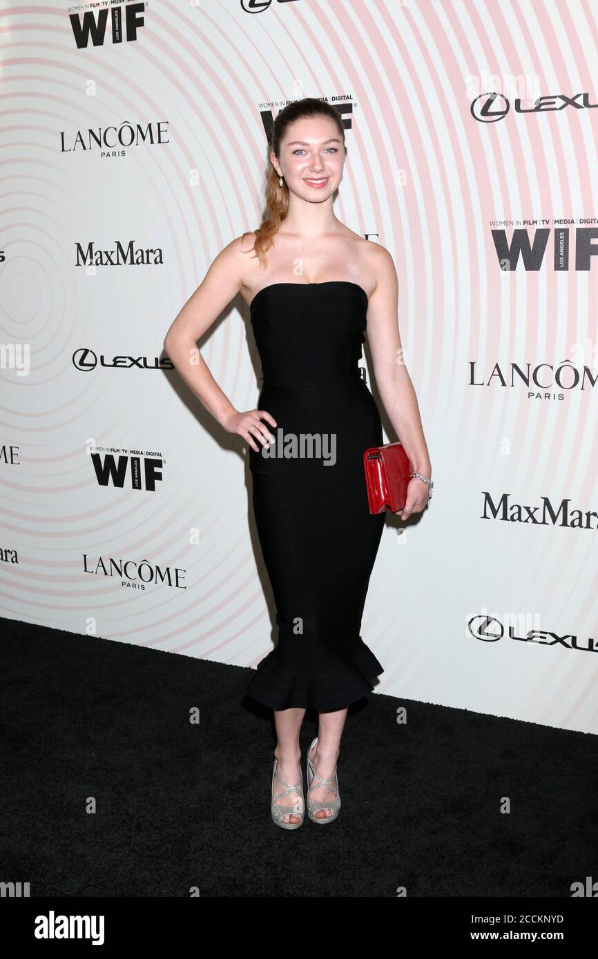 LOS ANGELES - JUN 13: Isabella Blake-Thomas at the Women In Film 2018 ...