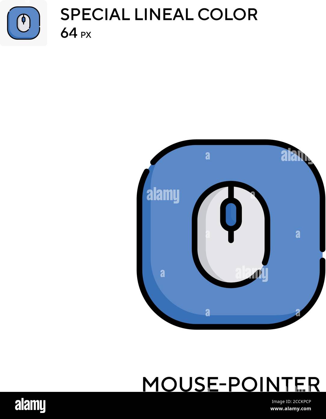 Mouse-pointer Special lineal color icon. Illustration symbol design ...