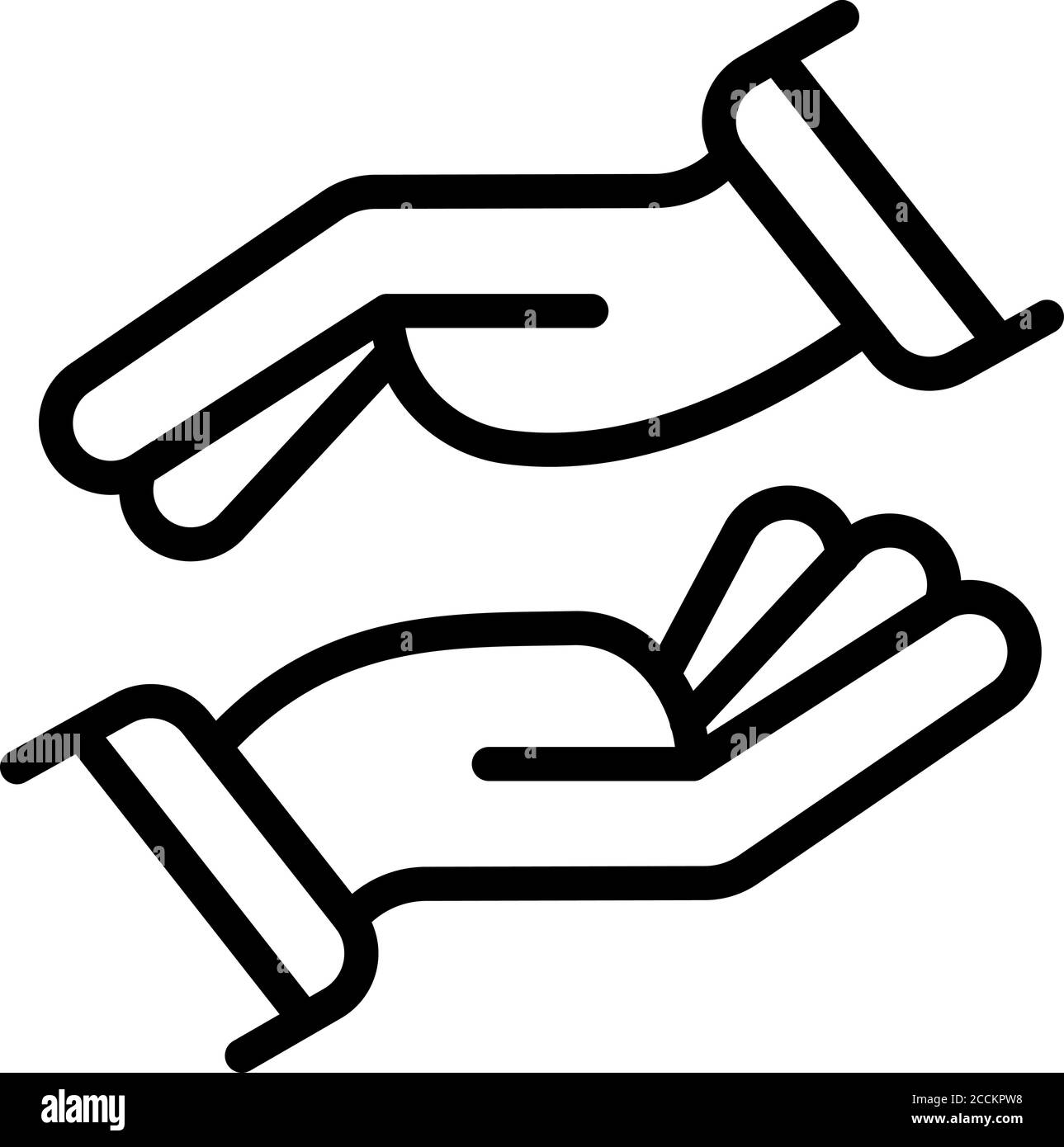 Human care icon, outline style Stock Vector Image & Art - Alamy