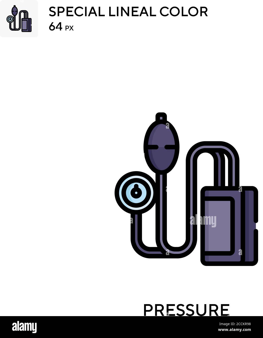 Pressure Special lineal color icon. Illustration symbol design template ...