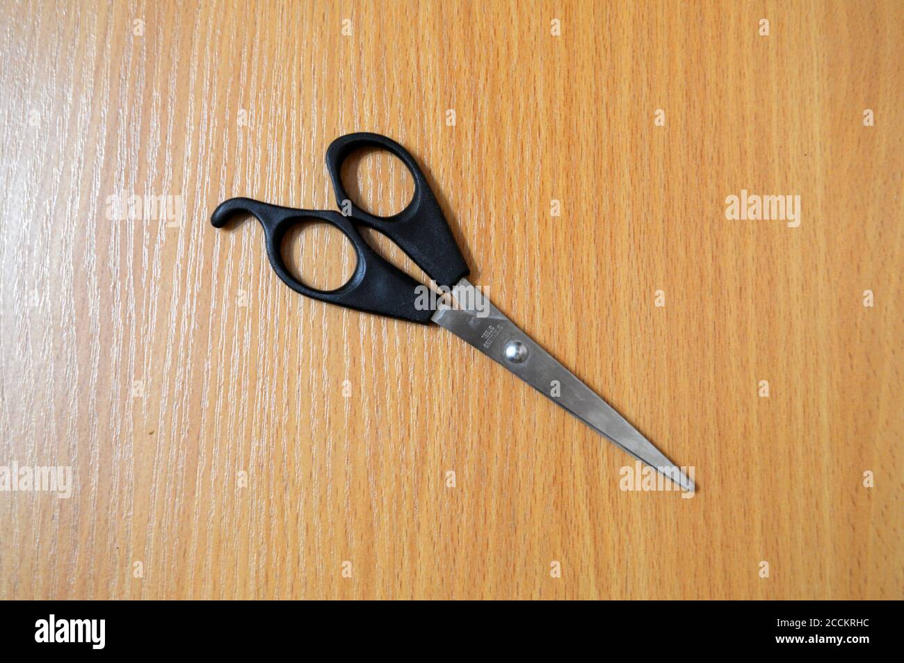 Scissor metal sharp tool isolated equipment. Steel handle hair cutting ...