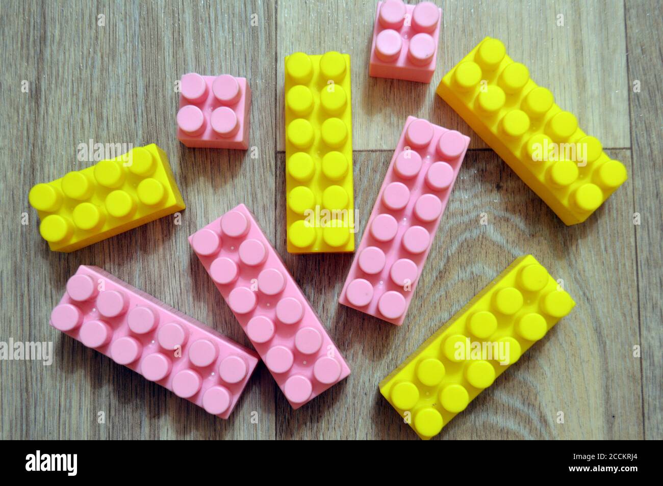 Child constructor education toy childhood game. Cute kid little playing ...