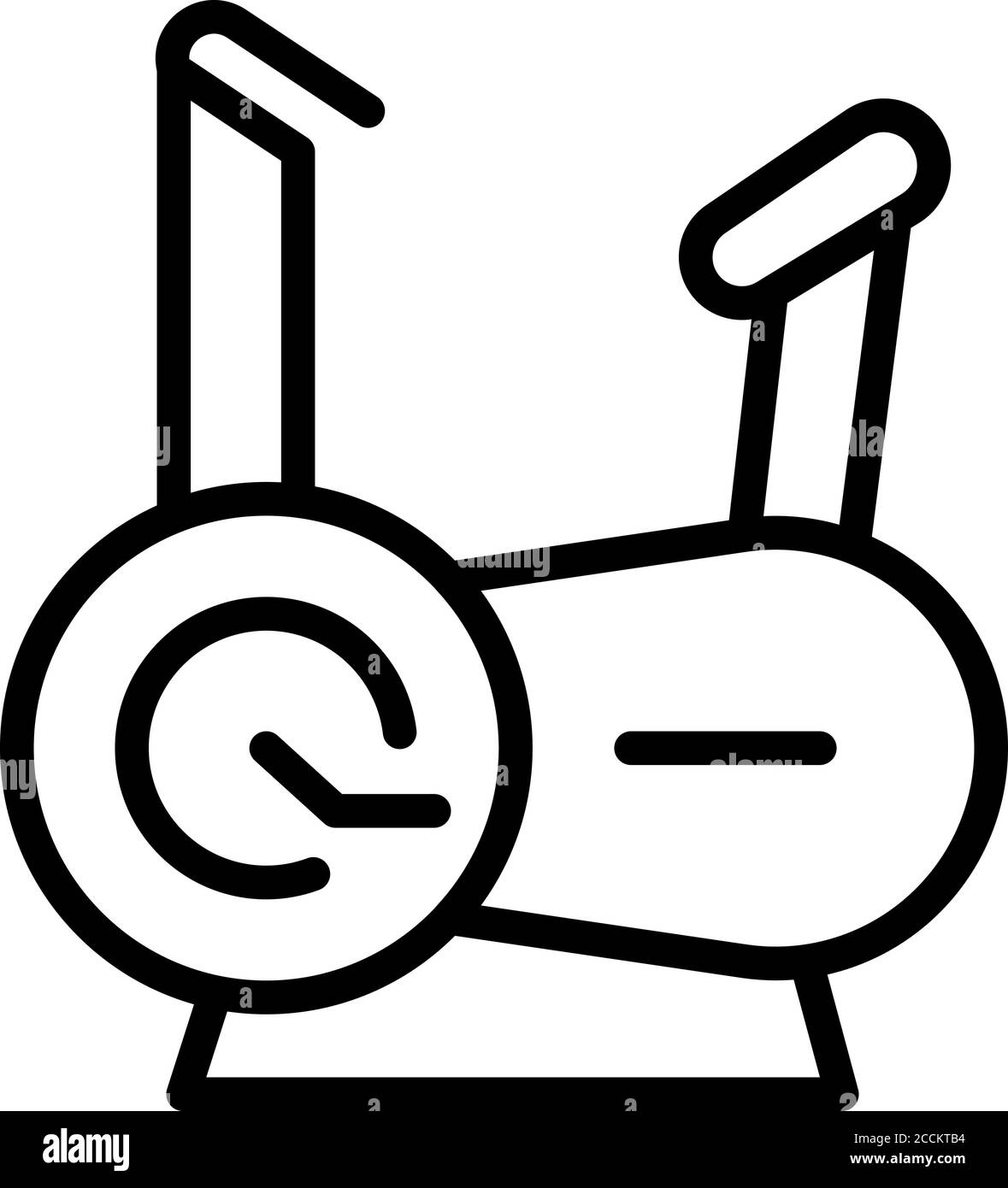 Exercise bike icon, outline style Stock Vector Image & Art - Alamy