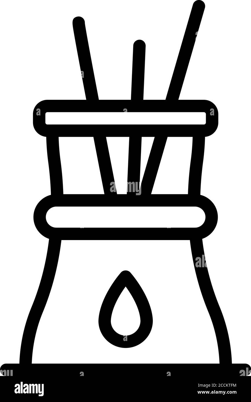 Smell sticks icon outline Stock Vector Images - Alamy