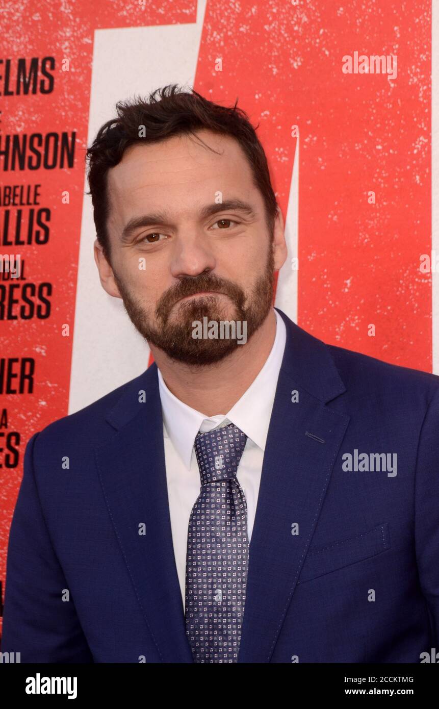 Jake johnson los angeles premiere hi-res stock photography and images ...