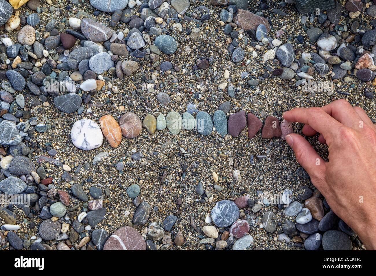 Land on hand hi-res stock photography and images - Alamy