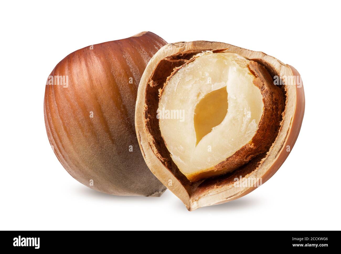 Fresh tasty organic hazelnuts Cut Out Stock Images & Pictures - Alamy