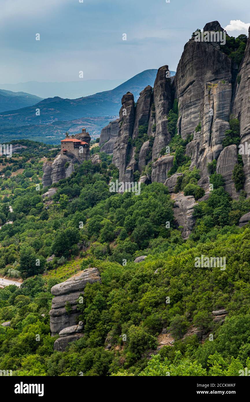Saint nicholas anapausas monastery hi-res stock photography and images ...