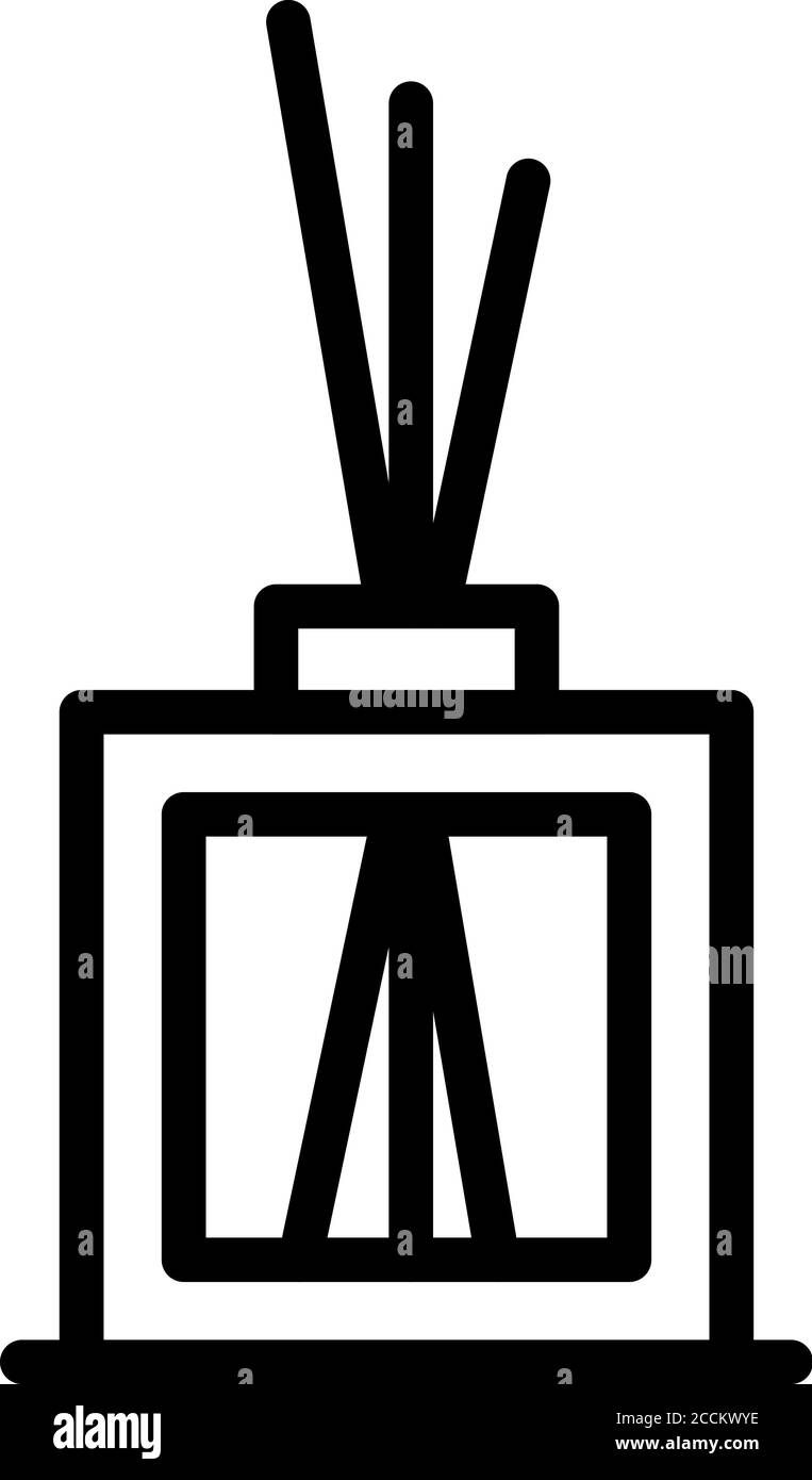 Aroma sticks diffuser icon, outline style Stock Vector Image & Art - Alamy