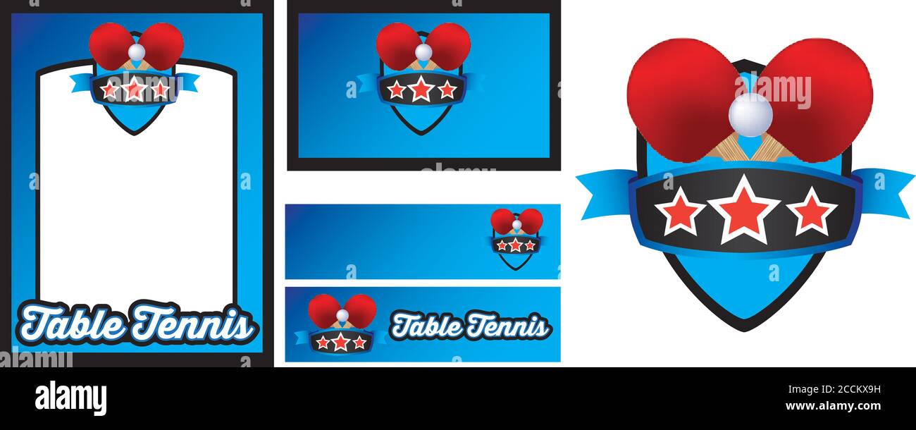 vector illustration of a set of graphic elements for the sport table ...