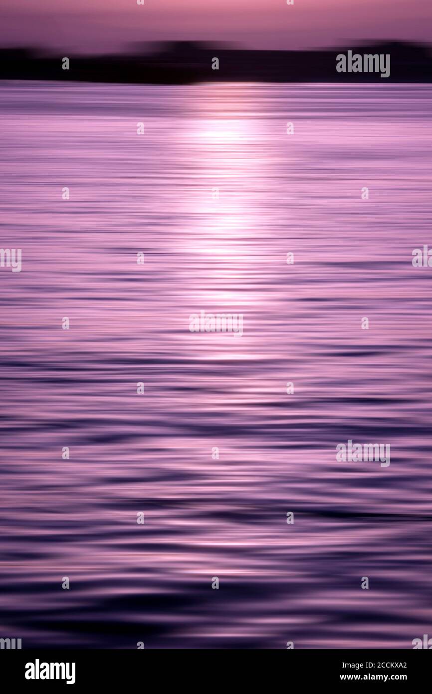 Abstract pink sea Stock Photo - Alamy