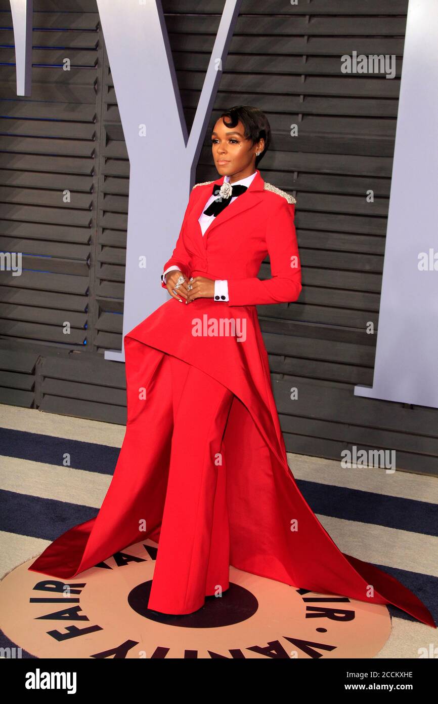 LOS ANGELES - MAR 4: Janelle Monae at the 24th Vanity Fair Oscar After ...