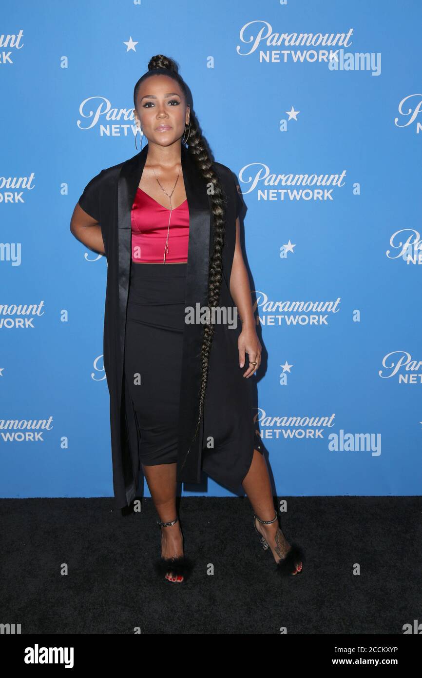 LOS ANGELES - JAN 18: Jasmine Mathews at the Paramount Network Launch ...