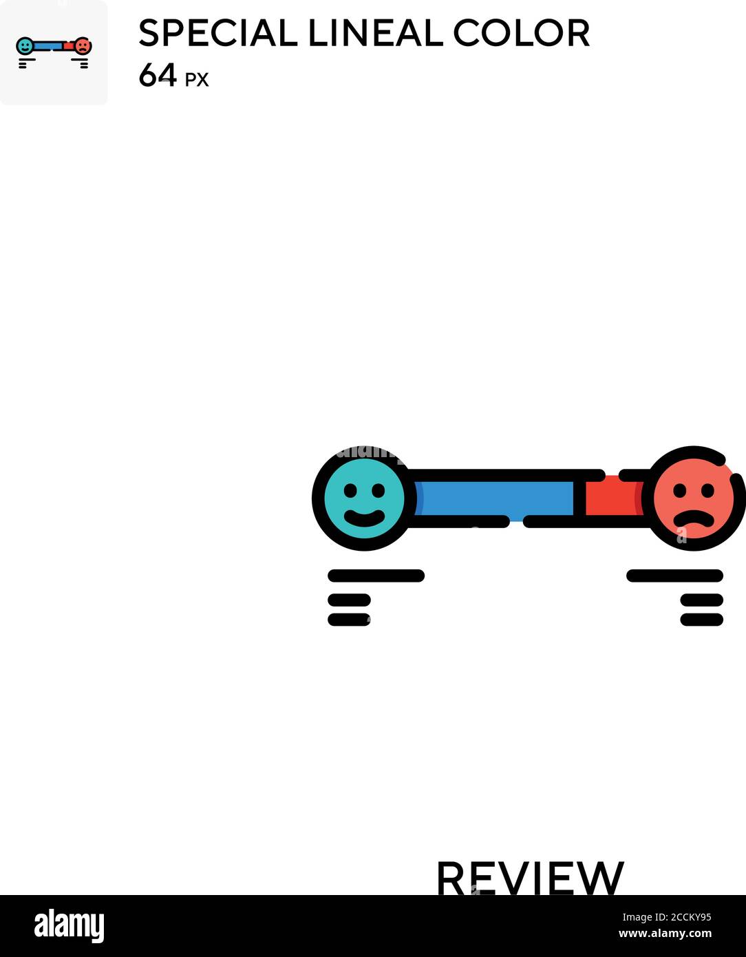 Review Special lineal color icon. Illustration symbol design template ...