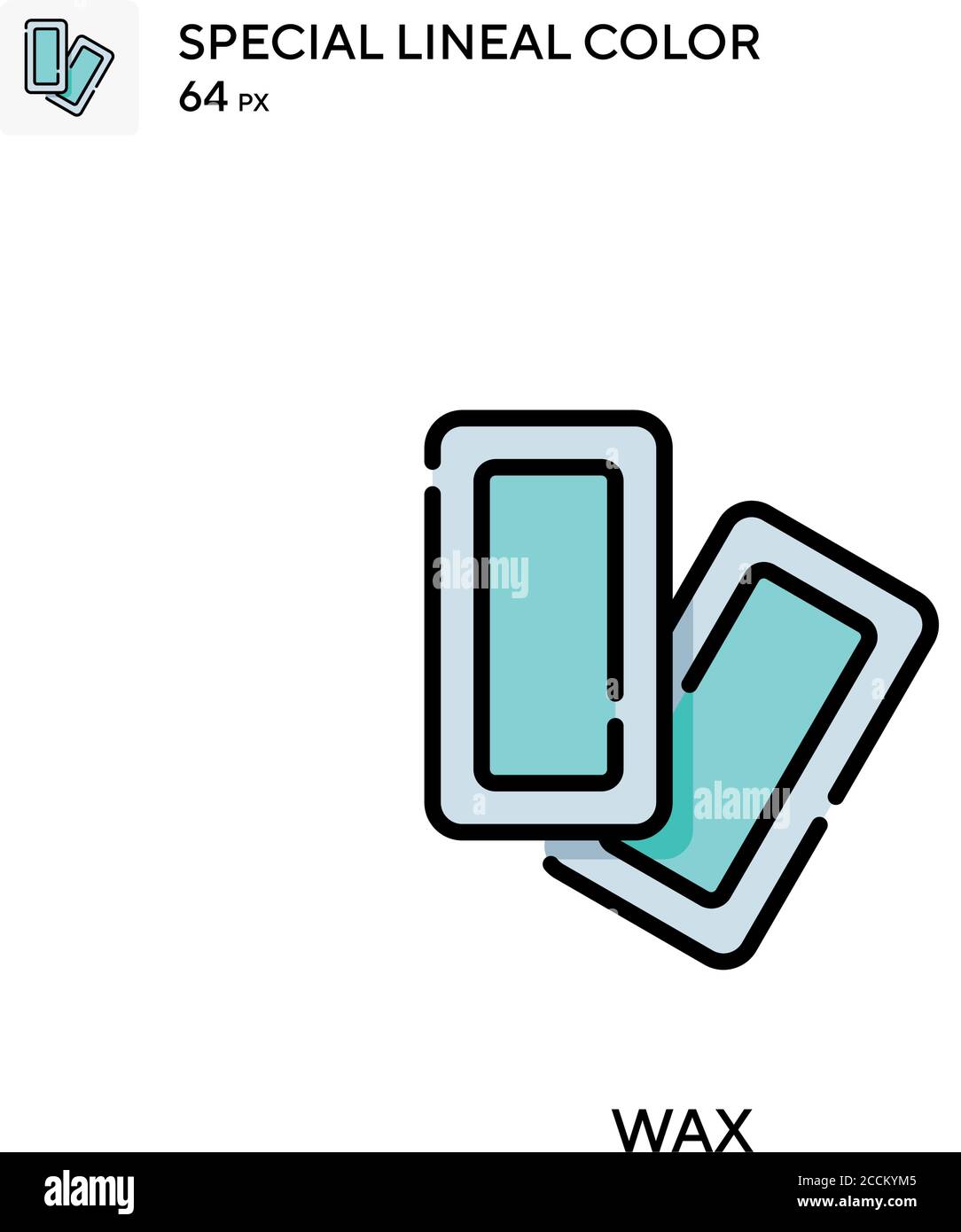 Wax Special lineal color icon. Illustration symbol design template for ...