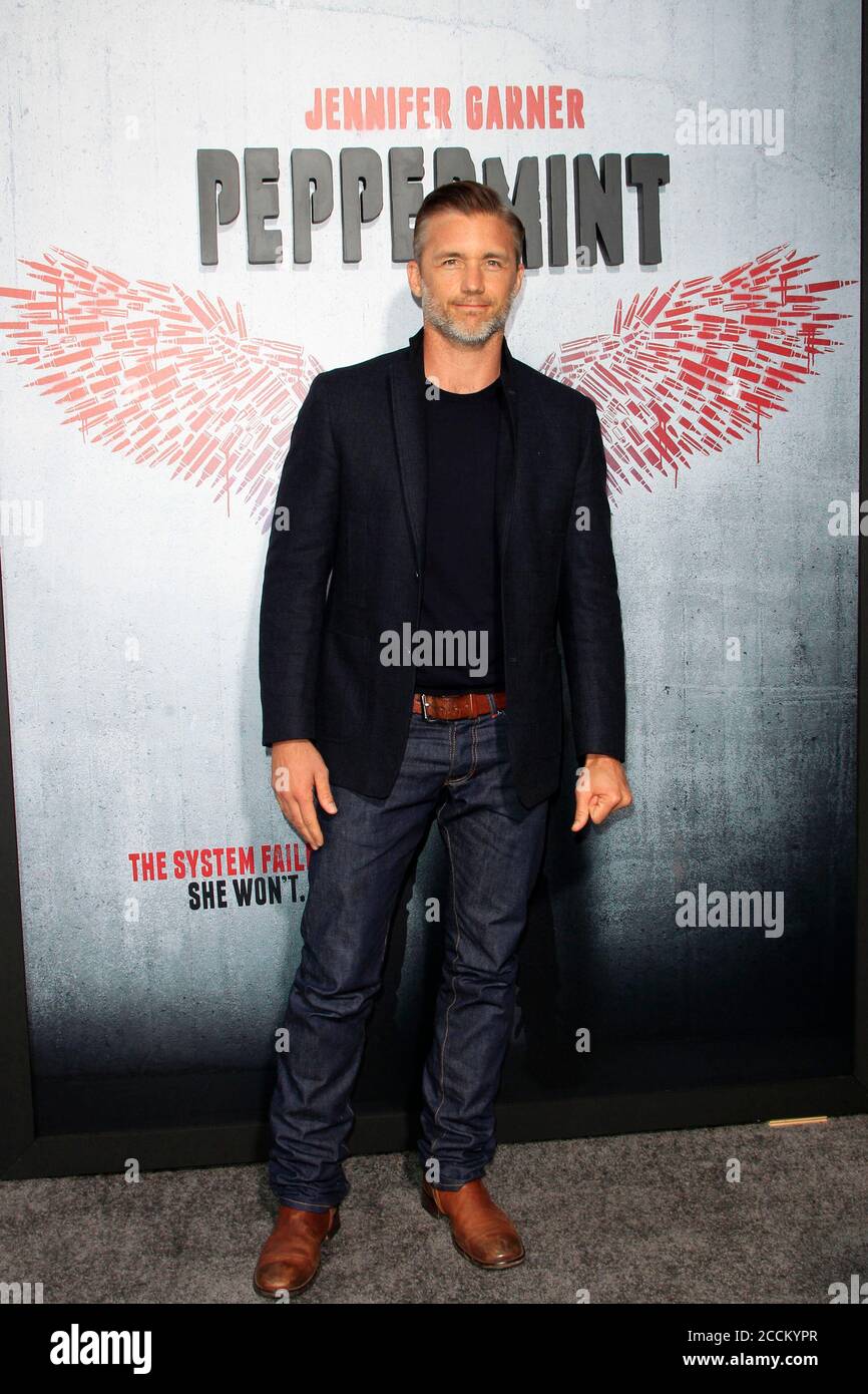 LOS ANGELES - AUG 28: Jeff Hephner at the Peppermint World Premiere at ...
