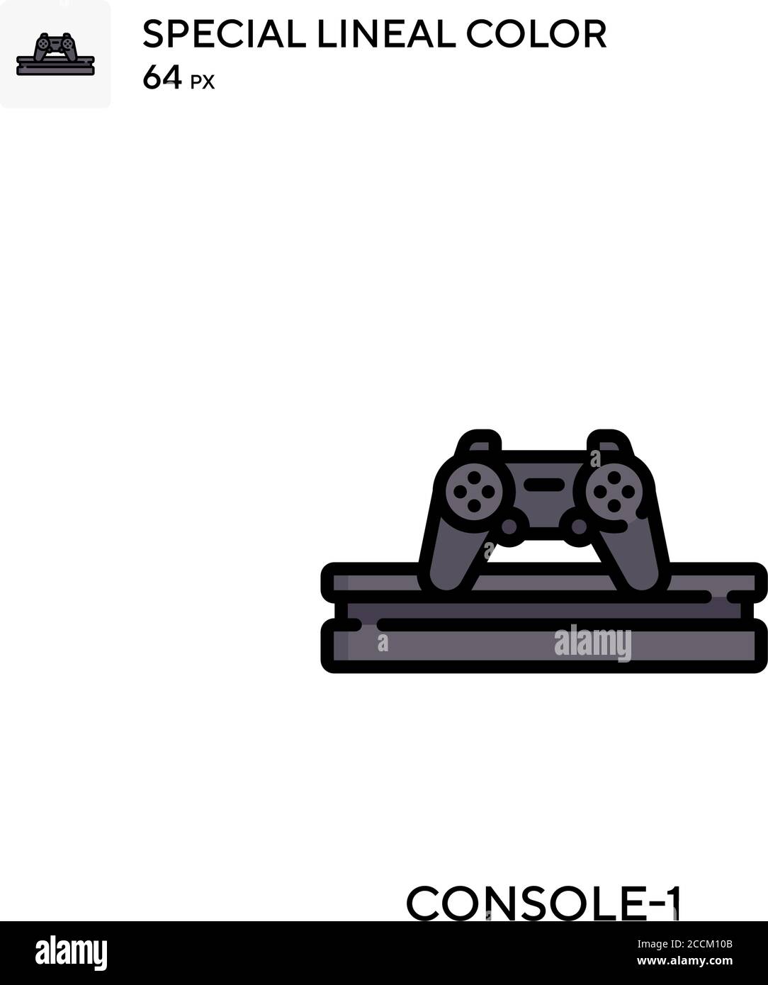 Console-1 Special lineal color icon. Illustration symbol design ...