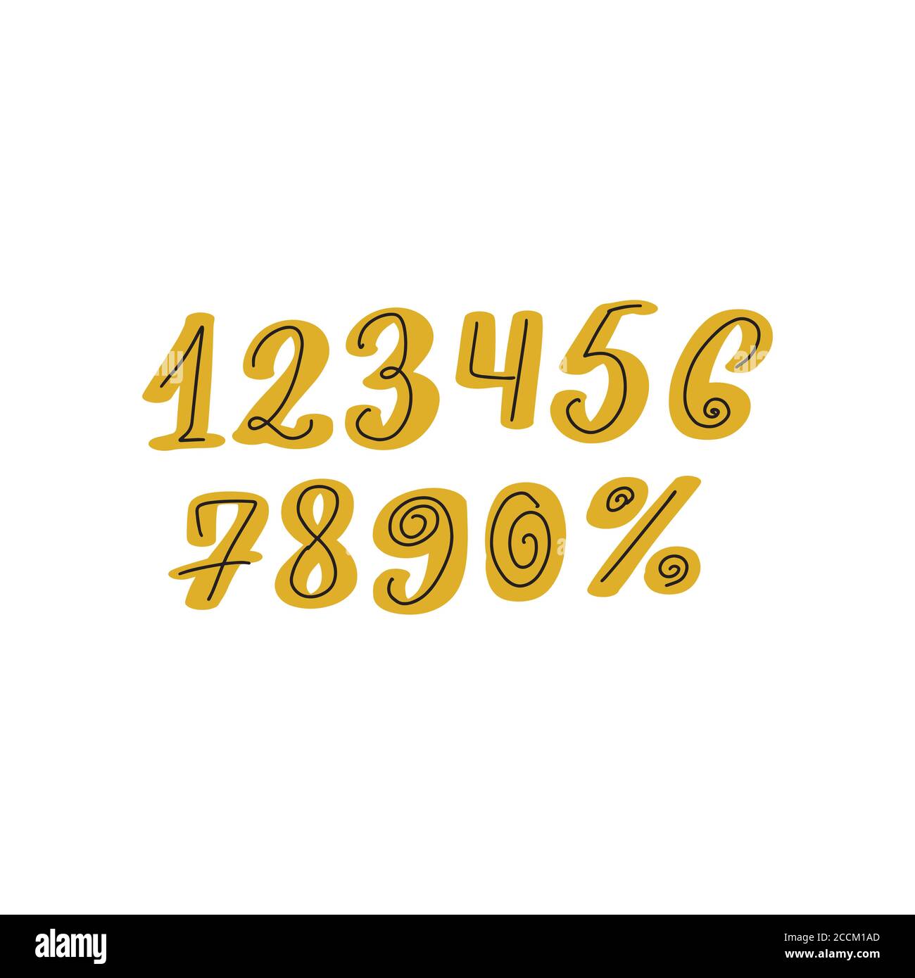 Numbers for countdown Cut Out Stock Images & Pictures - Alamy