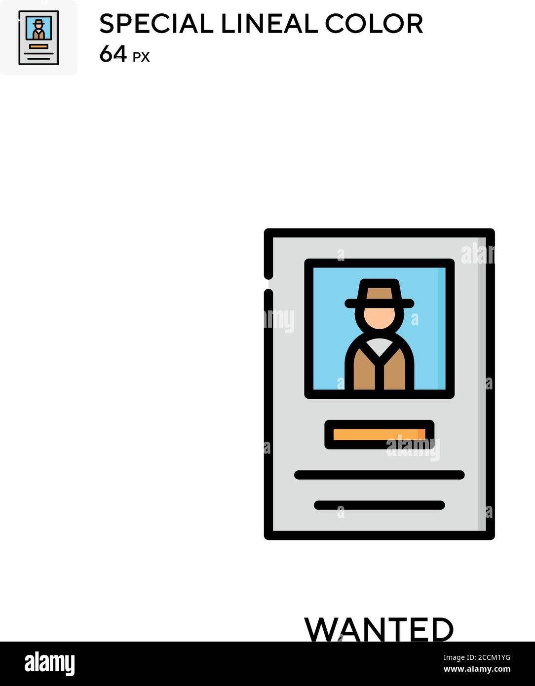 Modern Wanted Poster Template