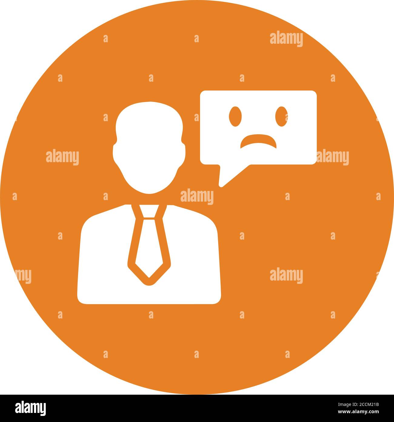 Negative review emoji icon - Well organized and editable Vector design ...