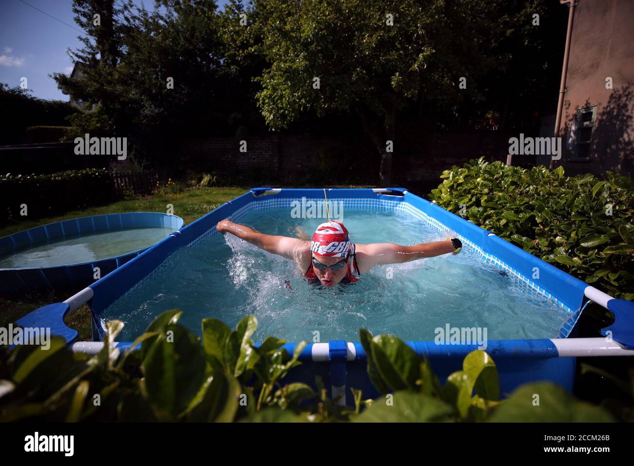 Great Britain Triathlon athlete representative Jess Harvey trains in ...