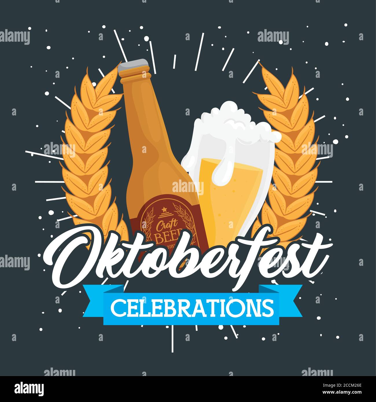 Craft beers Stock Vector Images - Alamy