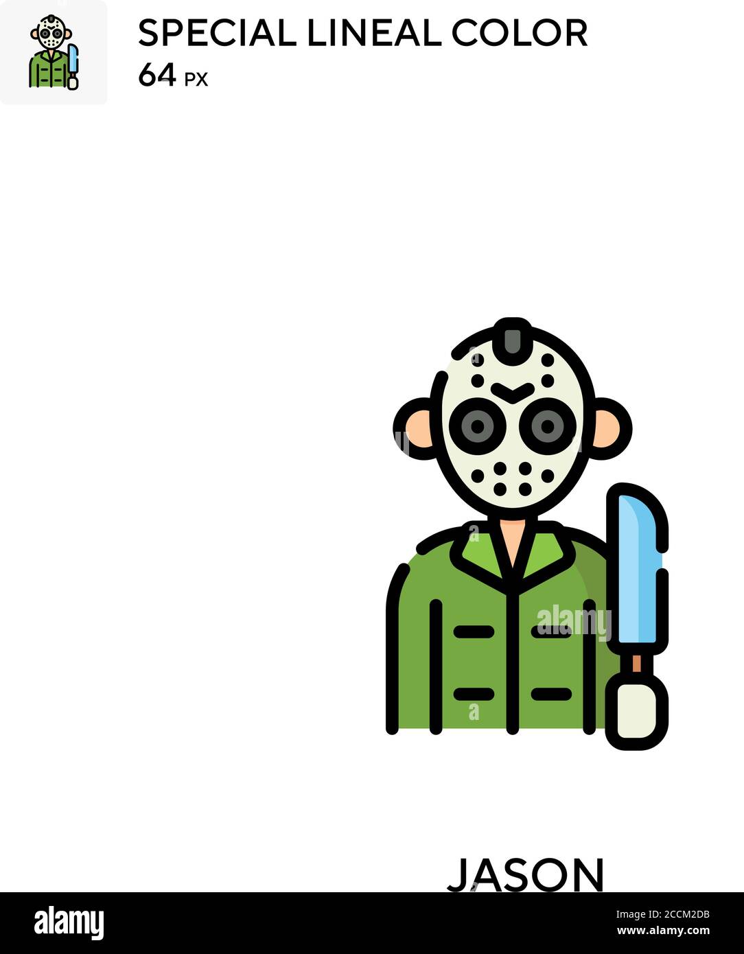 Jason Special lineal color icon. Illustration symbol design template ...
