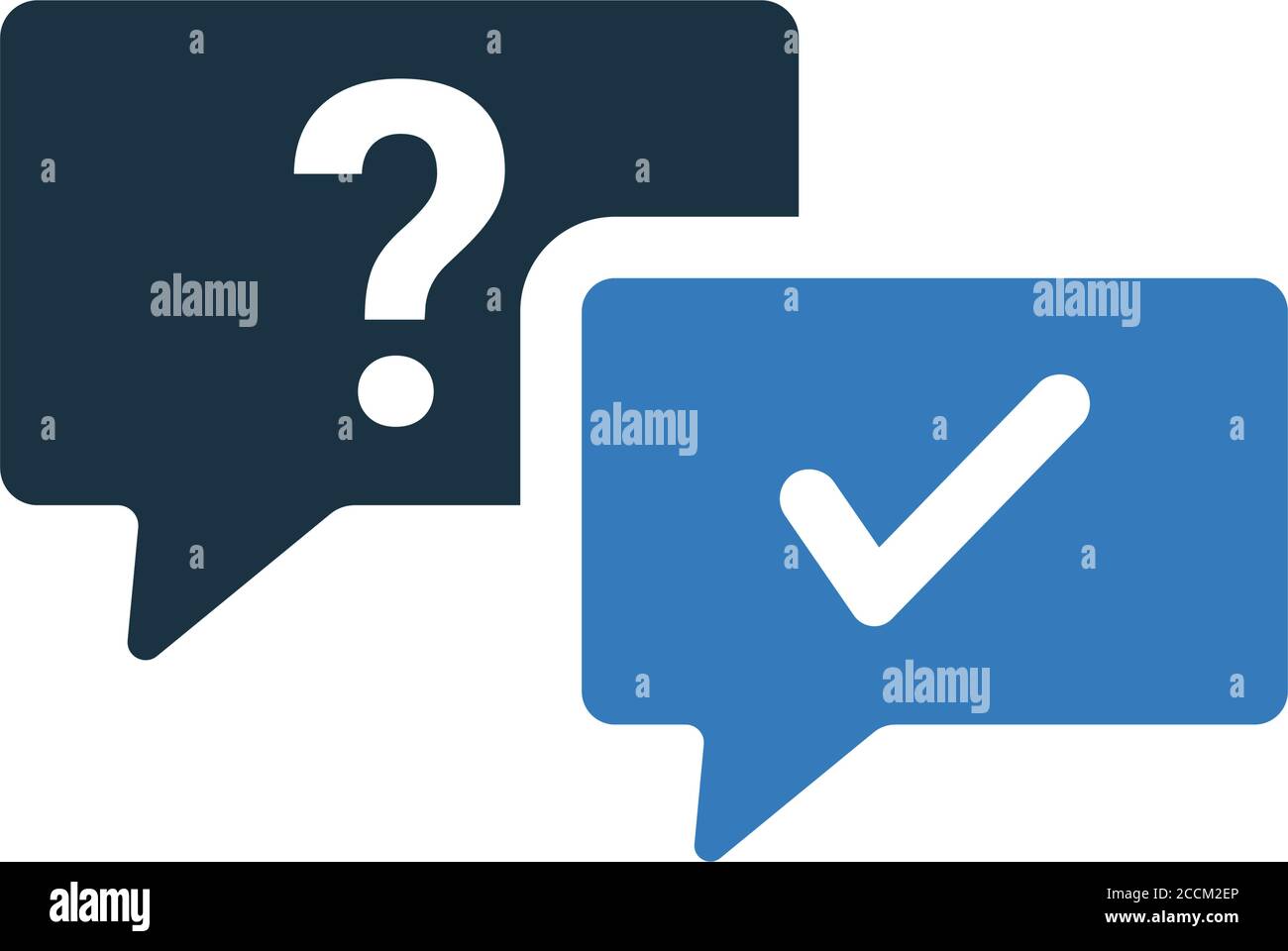 Question and answer icon. Beautiful design and fully editable vector ...