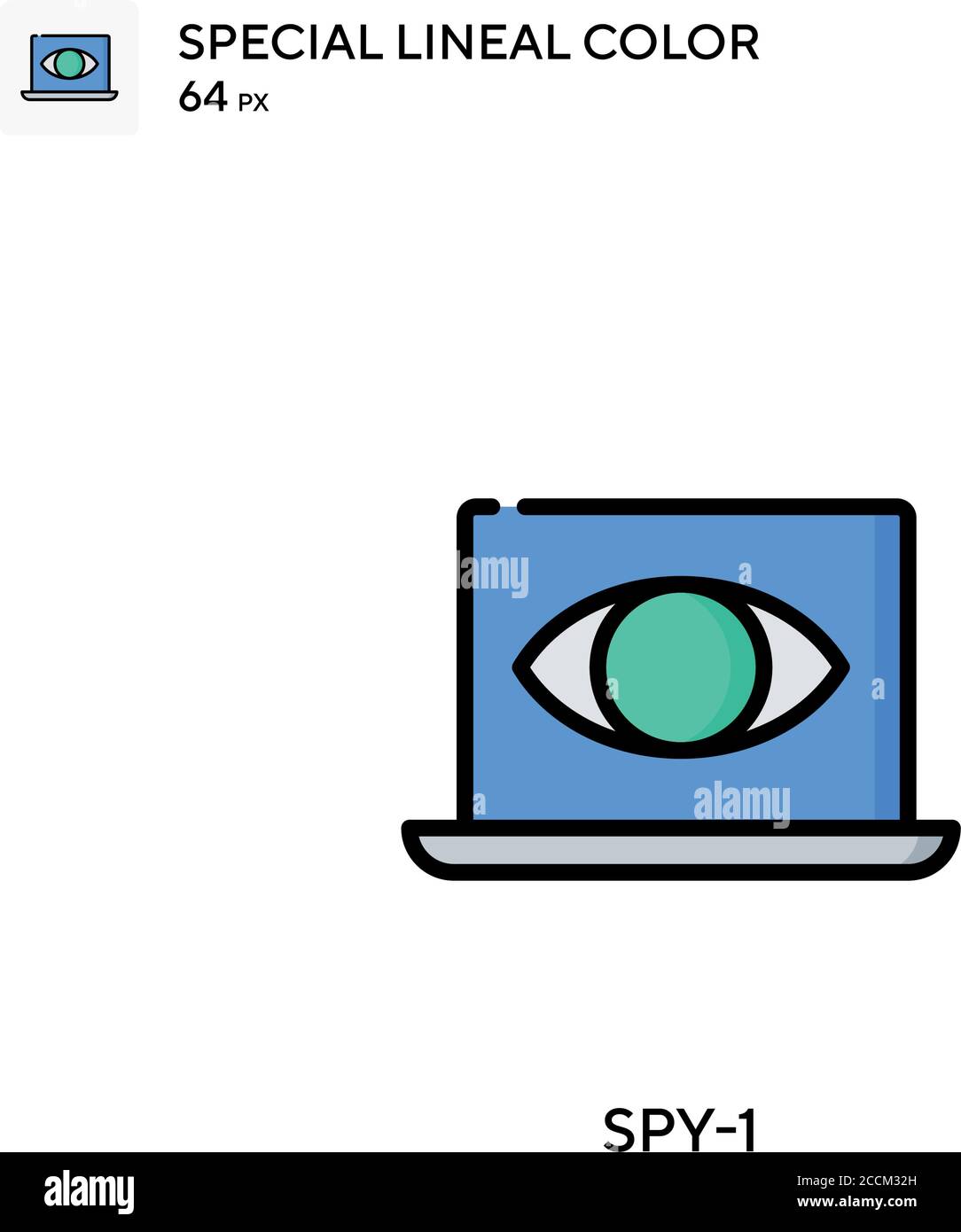 Spy-1 Special lineal color icon. Illustration symbol design template ...