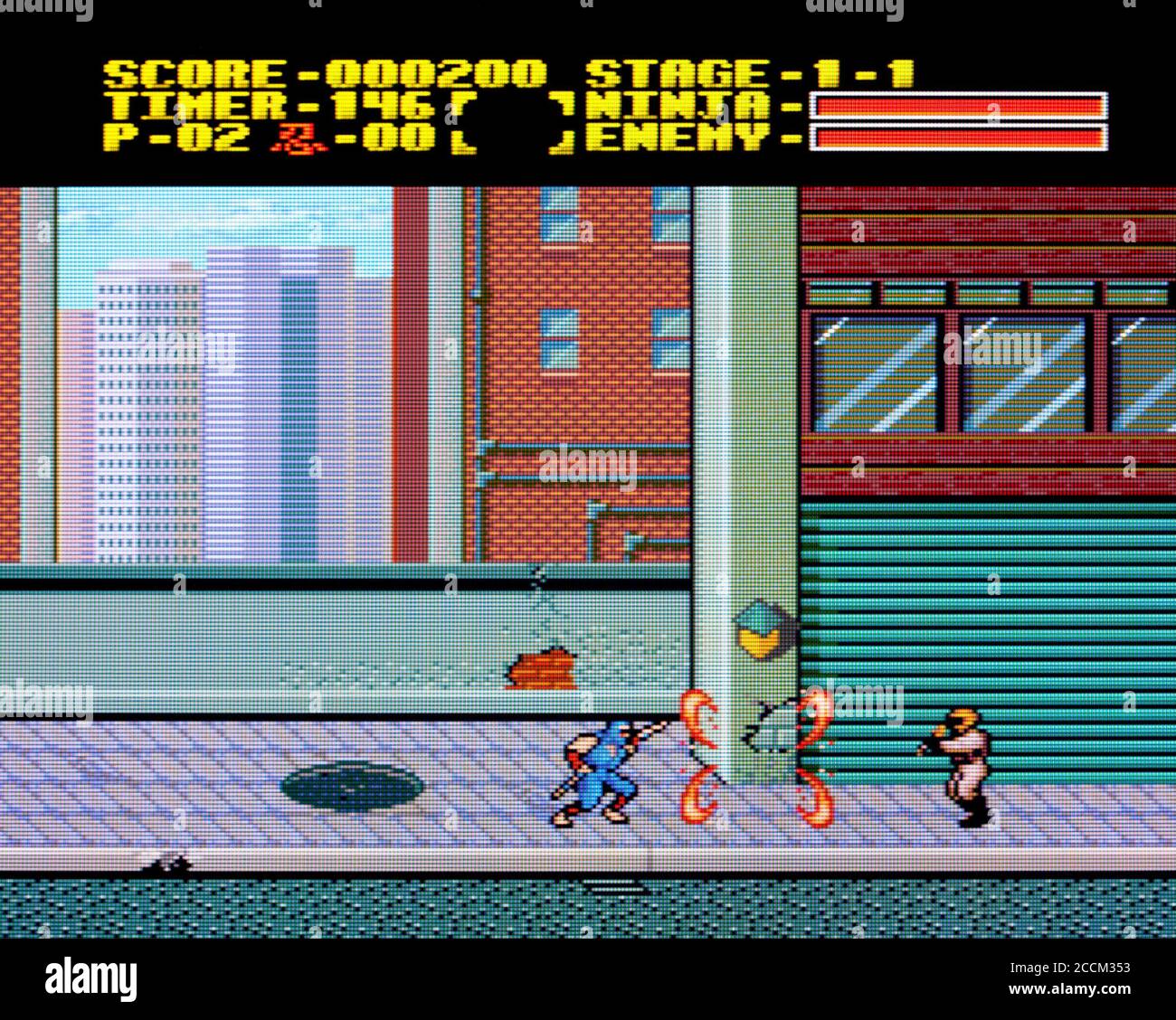 Ninja Ryuuken Den - PC Engine Videogame - Editorial use only Stock Photo - Alamy