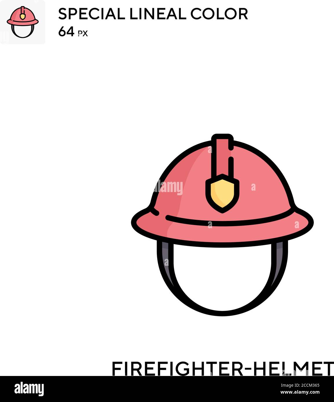 Firefighter Helmet Coloring Page