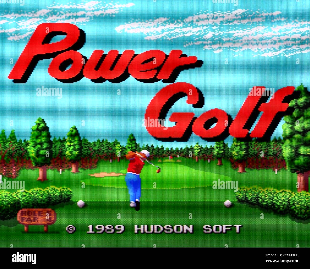 Power Golf - PC Engine Videogame - Editorial use only Stock Photo - Alamy