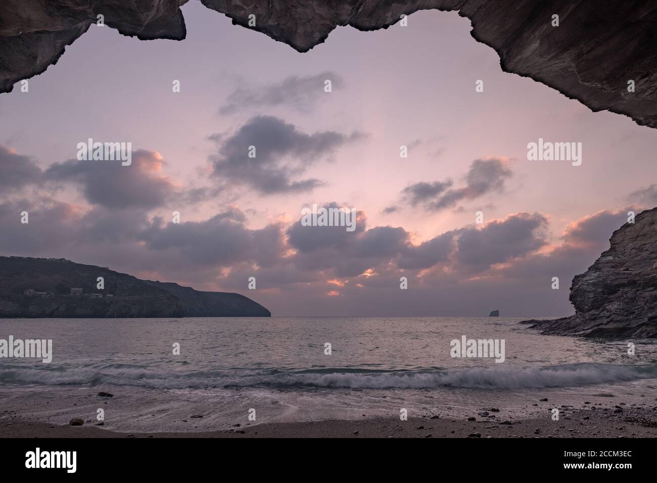 Trevellas Porth Cornwall england uk near st agnes Stock Photo - Alamy