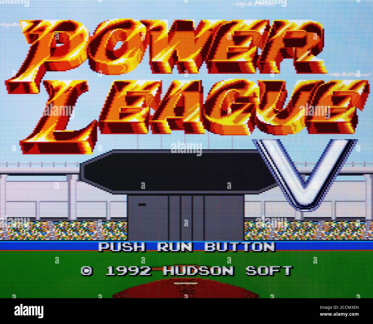 Power League V - PC Engine Videogame - Editorial use only Stock Photo ...
