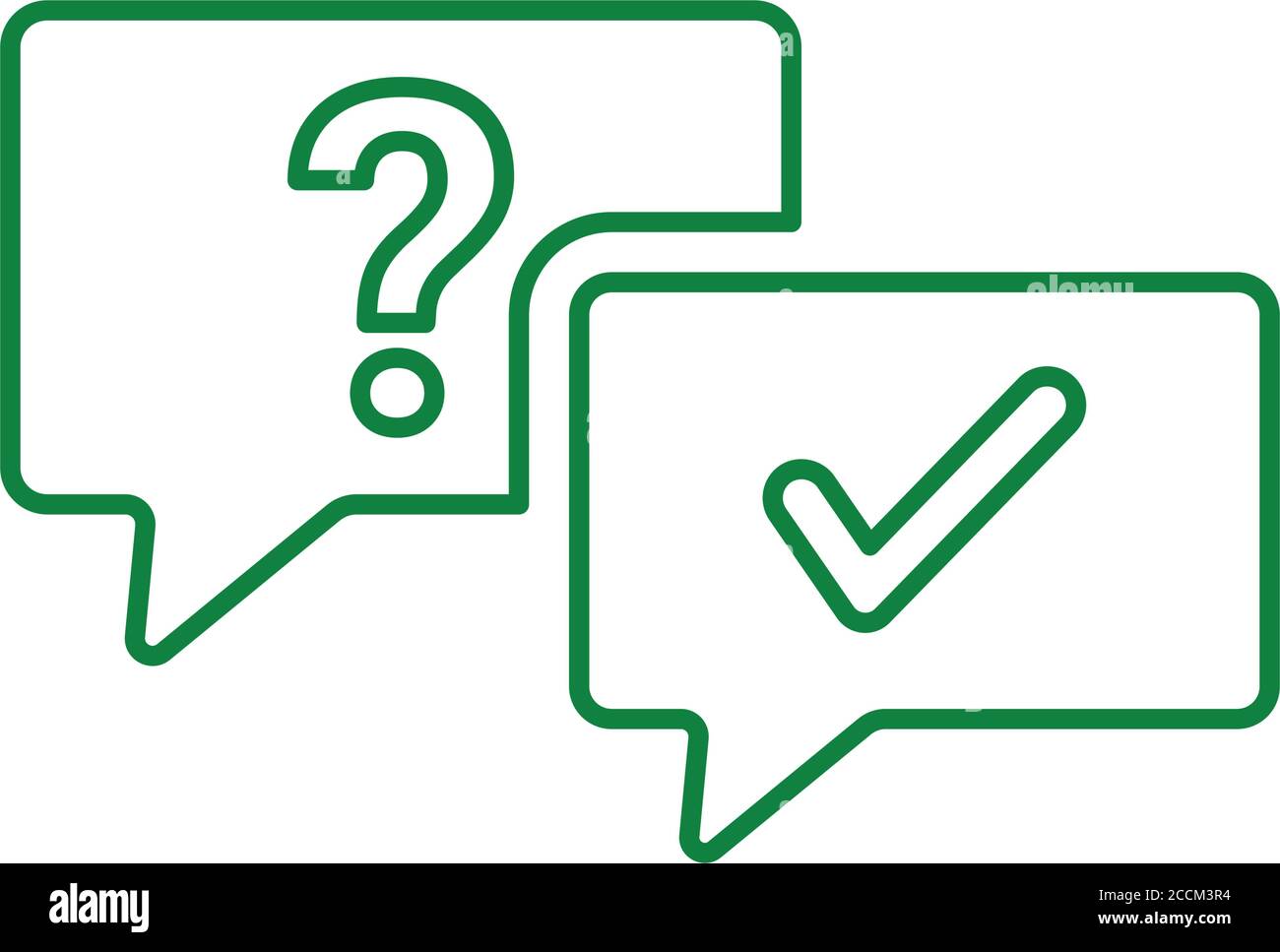 Question and answer icon. Beautiful design and fully editable vector ...