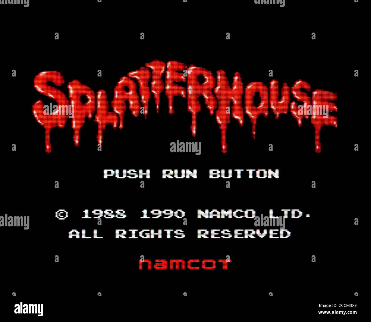 Splatterhouse - PC Engine Videogame - Editorial use only Stock Photo - Alamy