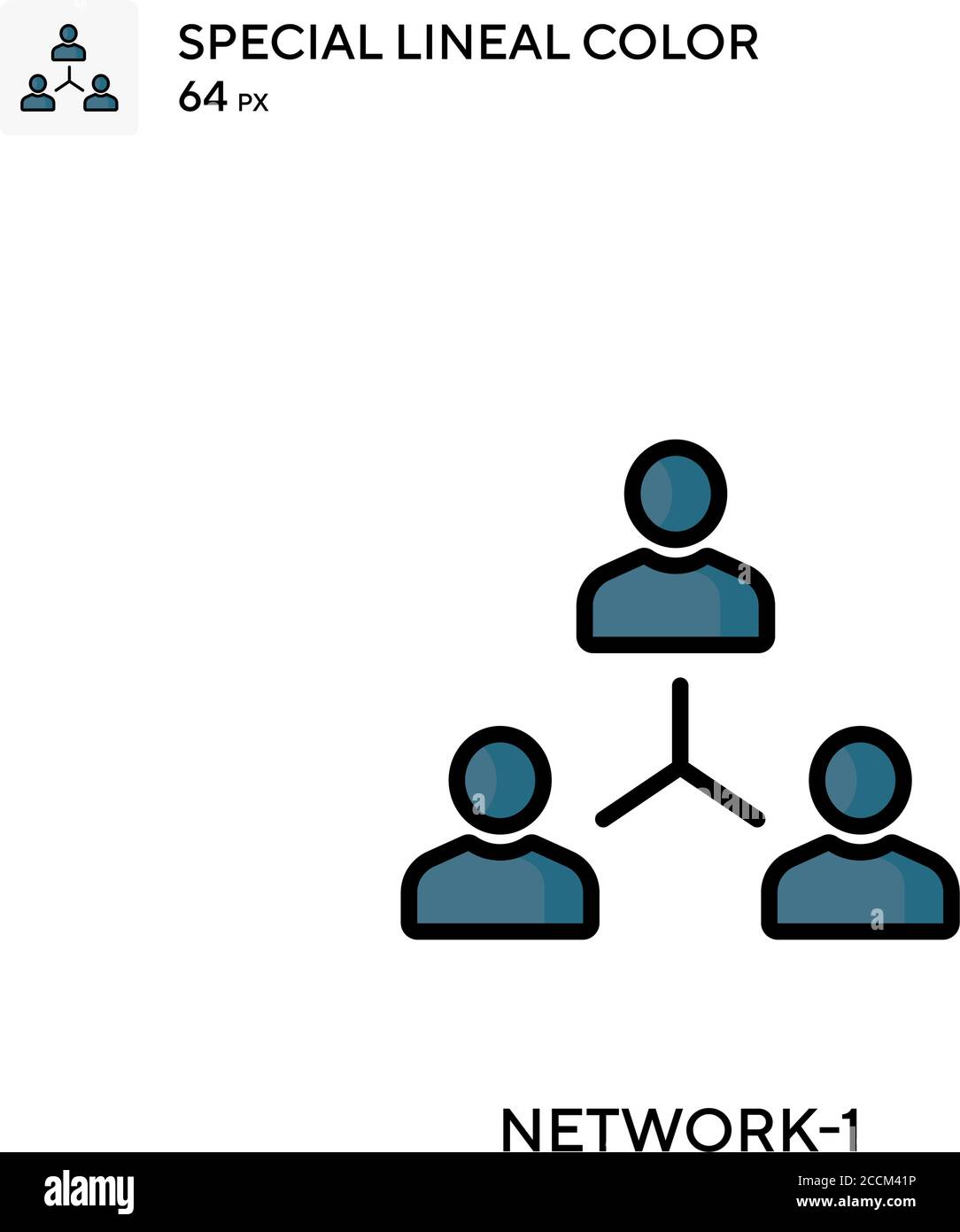 Network-1 Special lineal color icon. Illustration symbol design ...