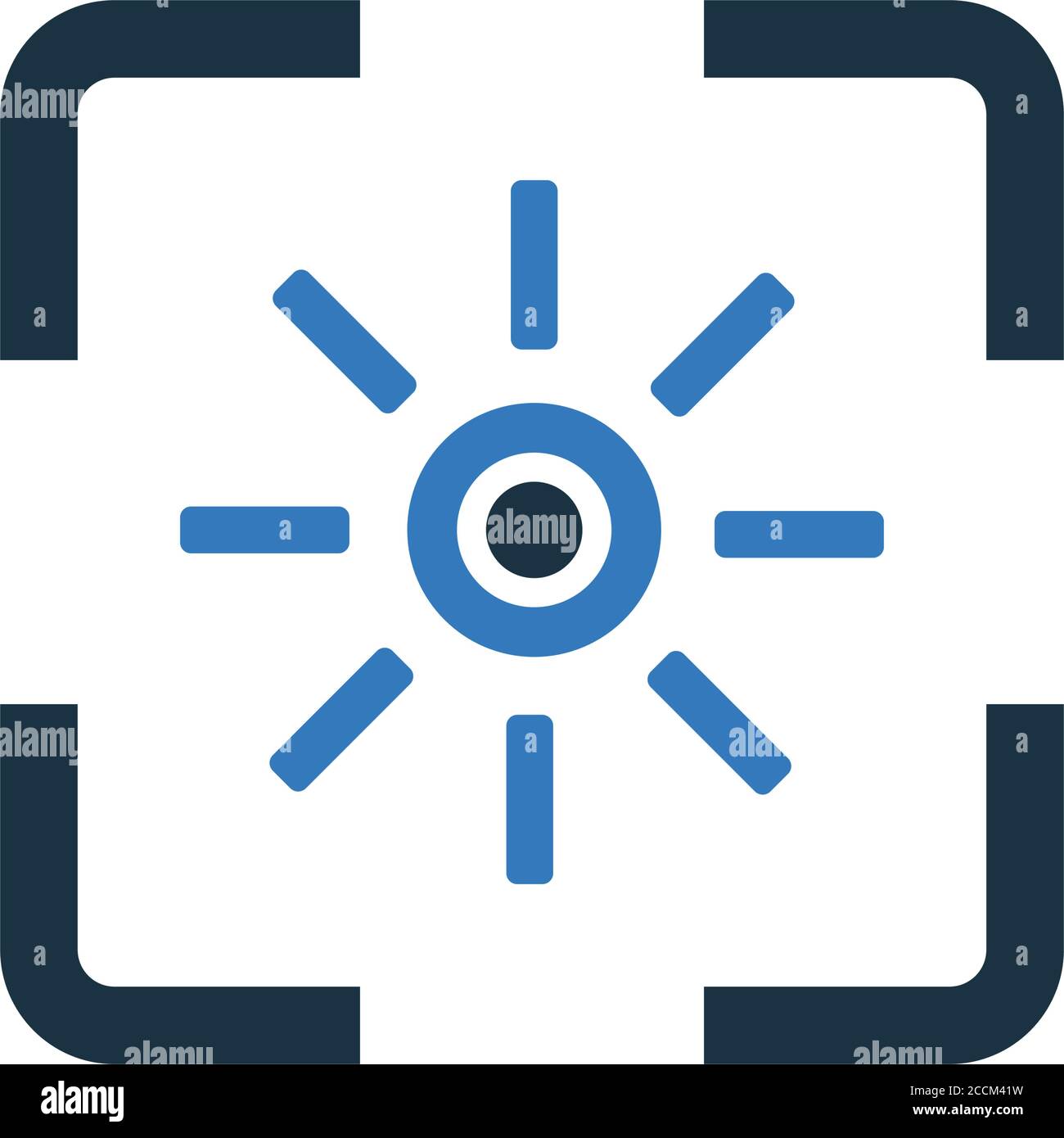 Brightness icon Stock Vector Images - Alamy