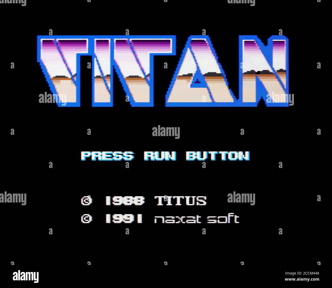 Titan - PC Engine Videogame - Editorial use only Stock Photo - Alamy