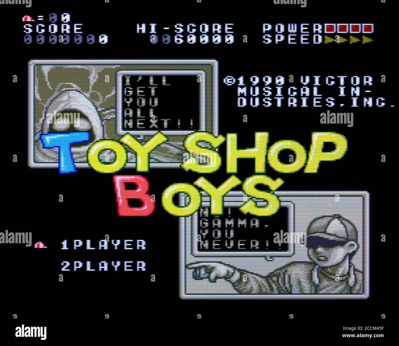 Toy Shop Boys - PC Engine Videogame - Editorial use only Stock Photo ...