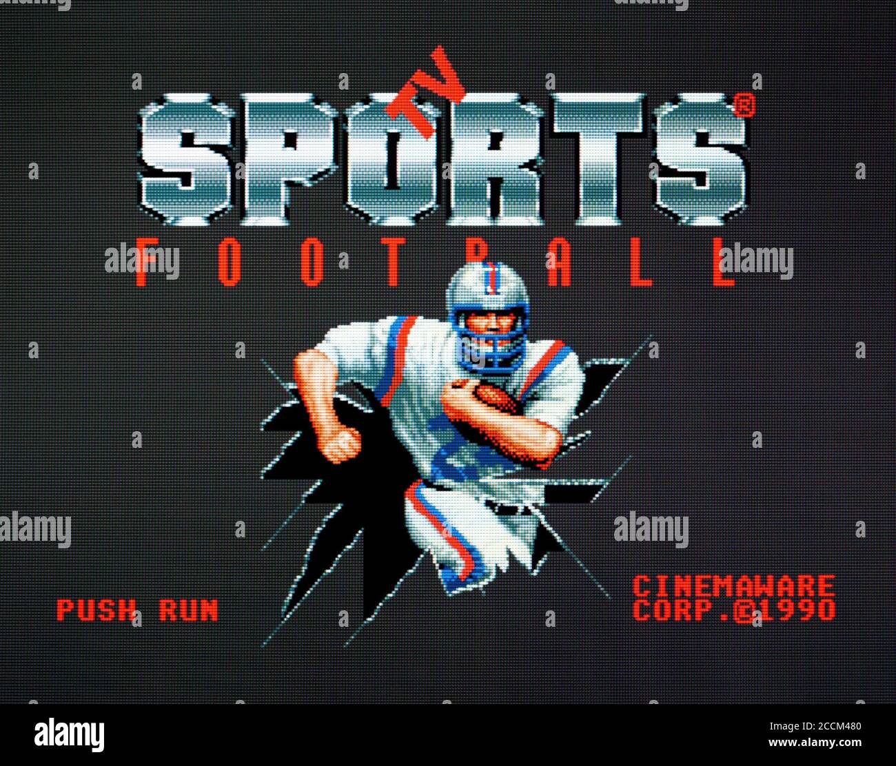 TV Sports Football - PC Engine Videogame - Editorial use only Stock ...