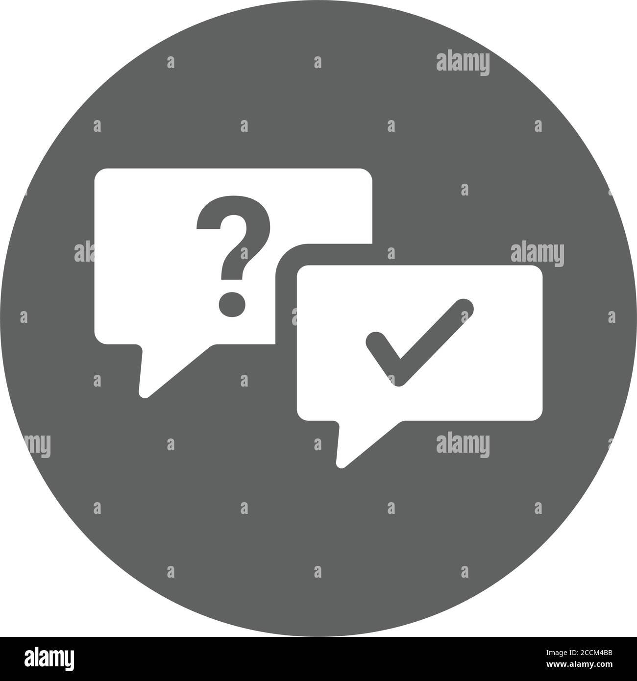 Question and answer icon. Beautiful design and fully editable vector ...