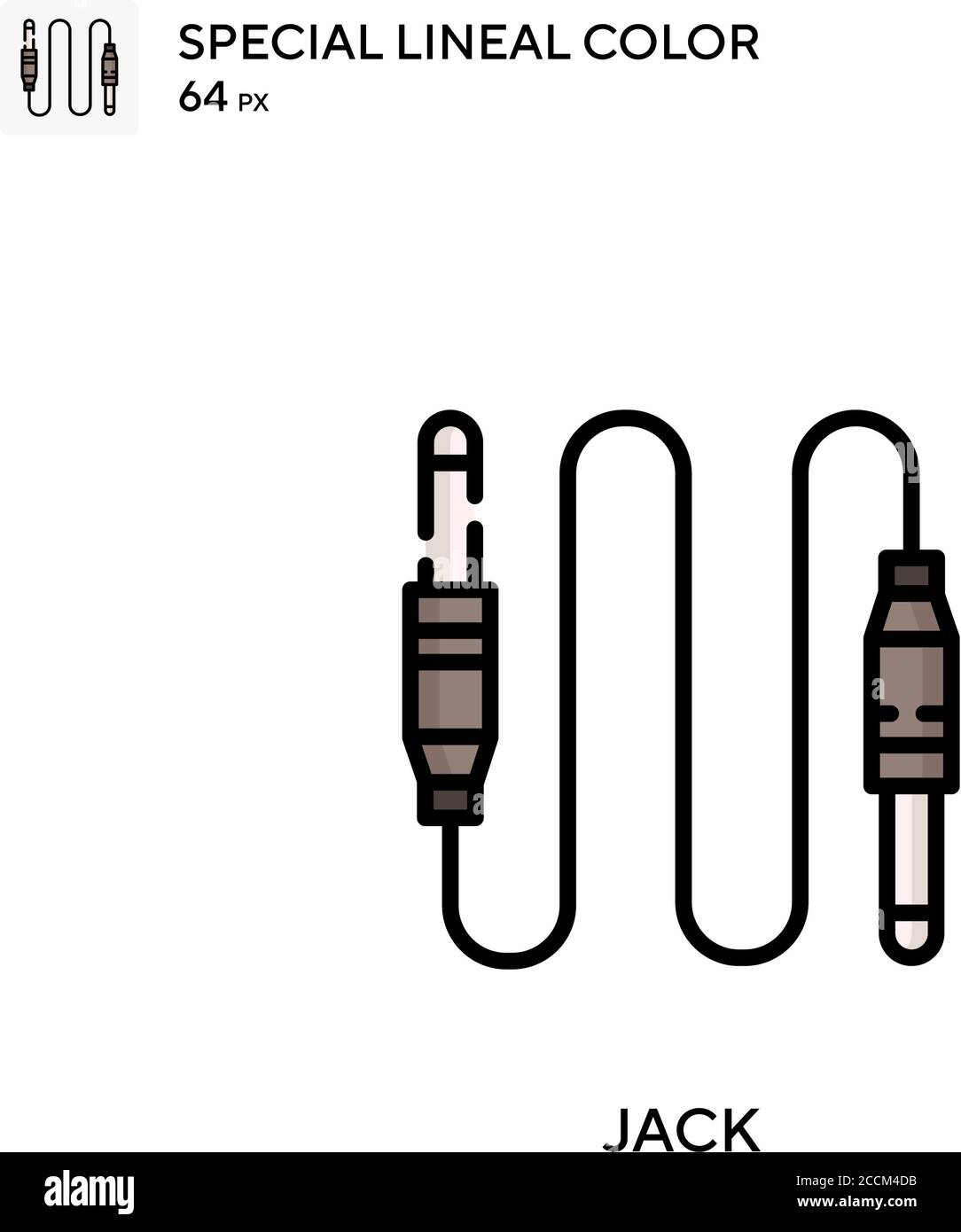 Jack Special lineal color icon. Illustration symbol design template for ...