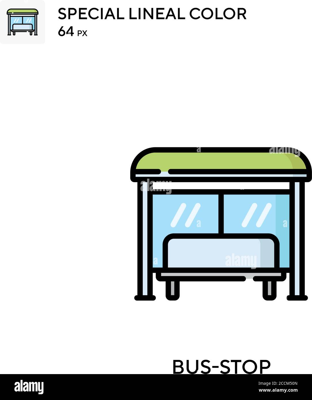 Poster On Bus Shelter Stock Vector Images - Alamy