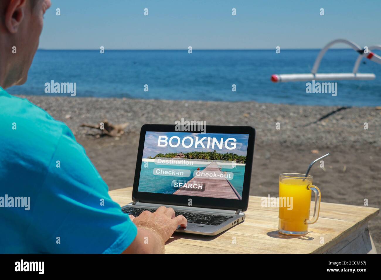 Travel booking concept, tours, hotels and tickets online reservation ...