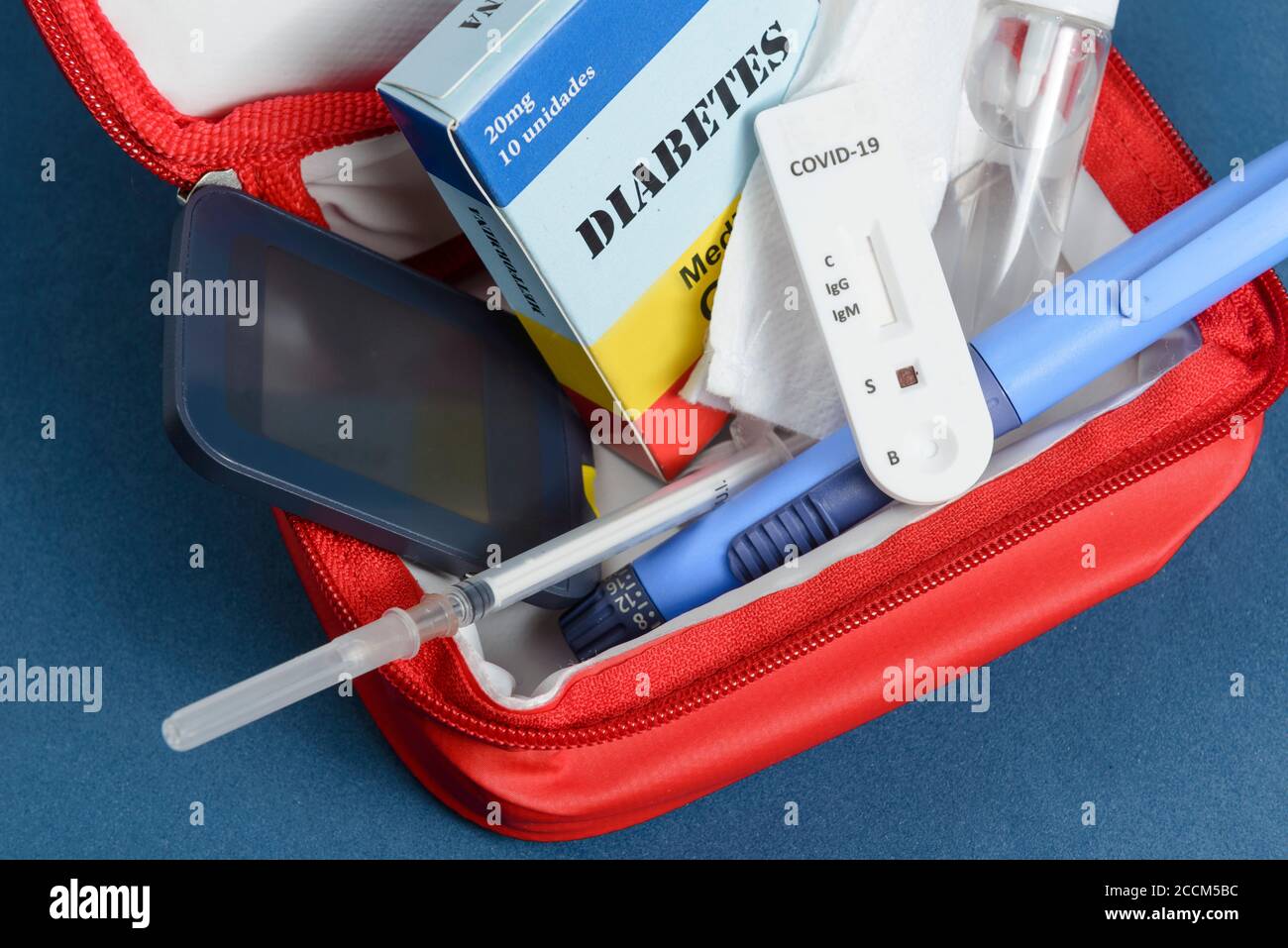 Diabetic test kit box hi-res stock photography and images - Alamy