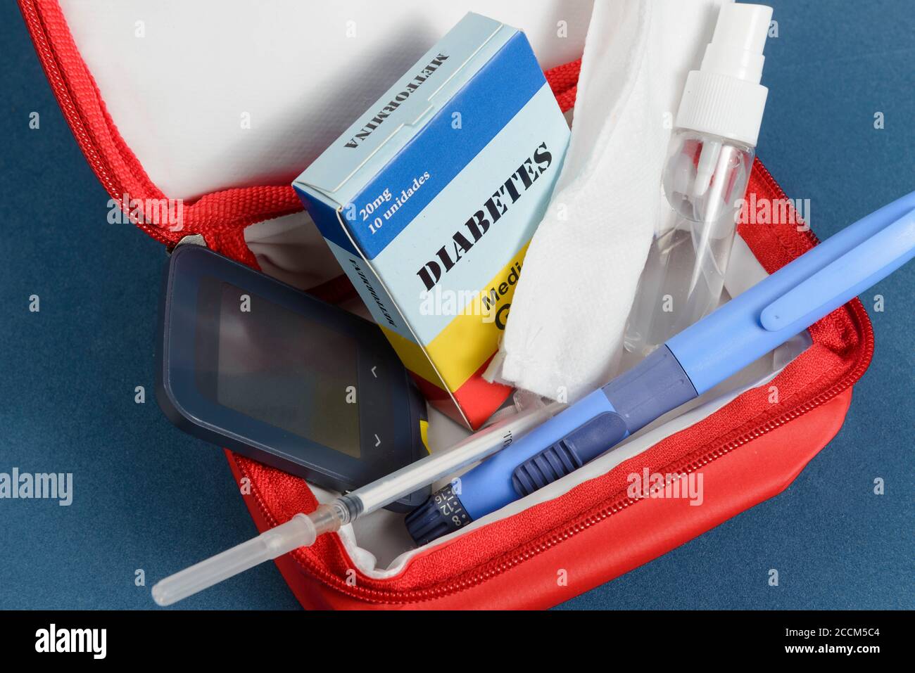 Diabetic test kit box hi-res stock photography and images - Alamy