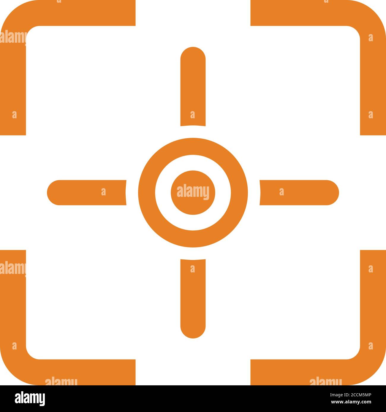 Camera focus point icon - Well organized and editable Vector design ...