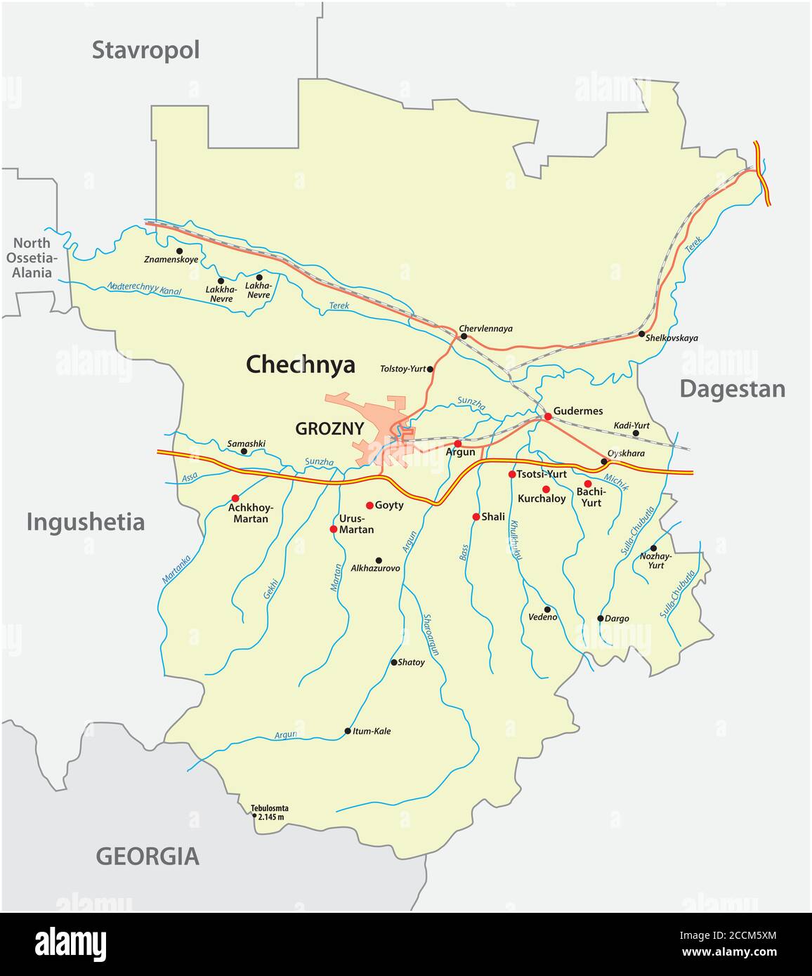 North caucasus vector vectors hi-res stock photography and images - Alamy