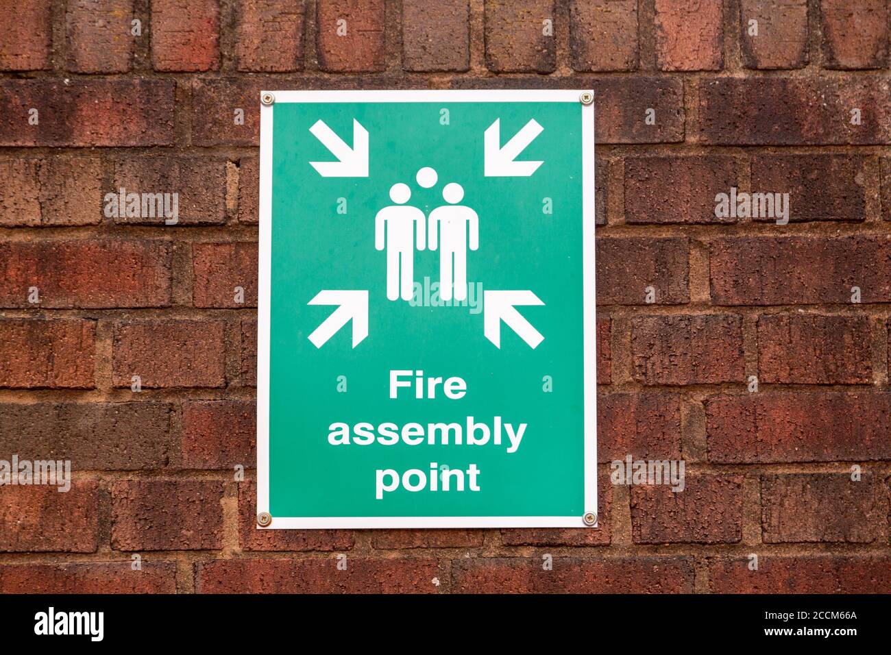 Assembly point sign hi-res stock photography and images - Alamy